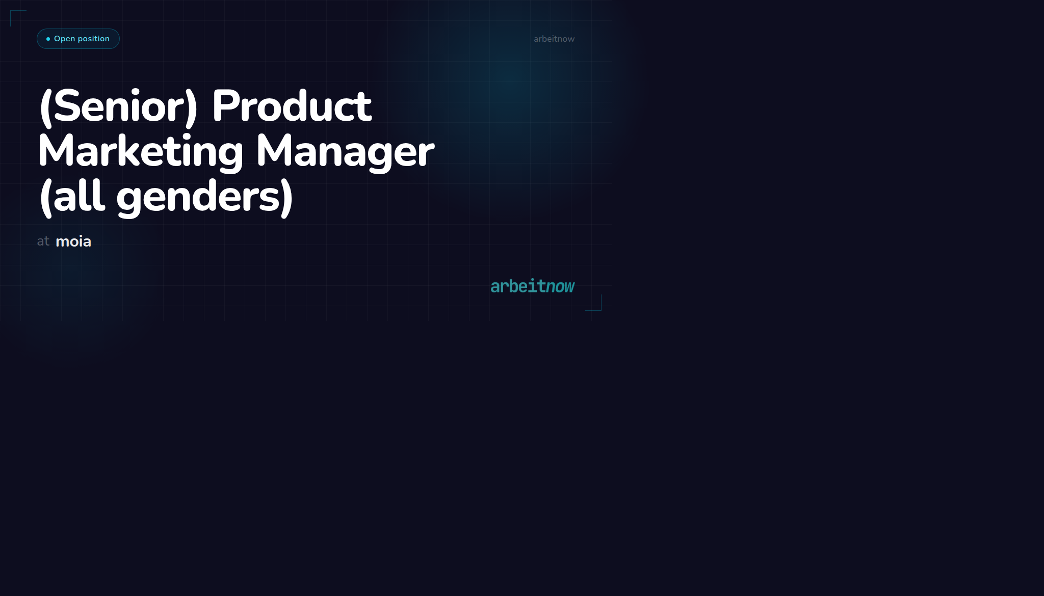 Senior Product Marketing Manager (all genders) – moia – Berlin | Arbeitnow