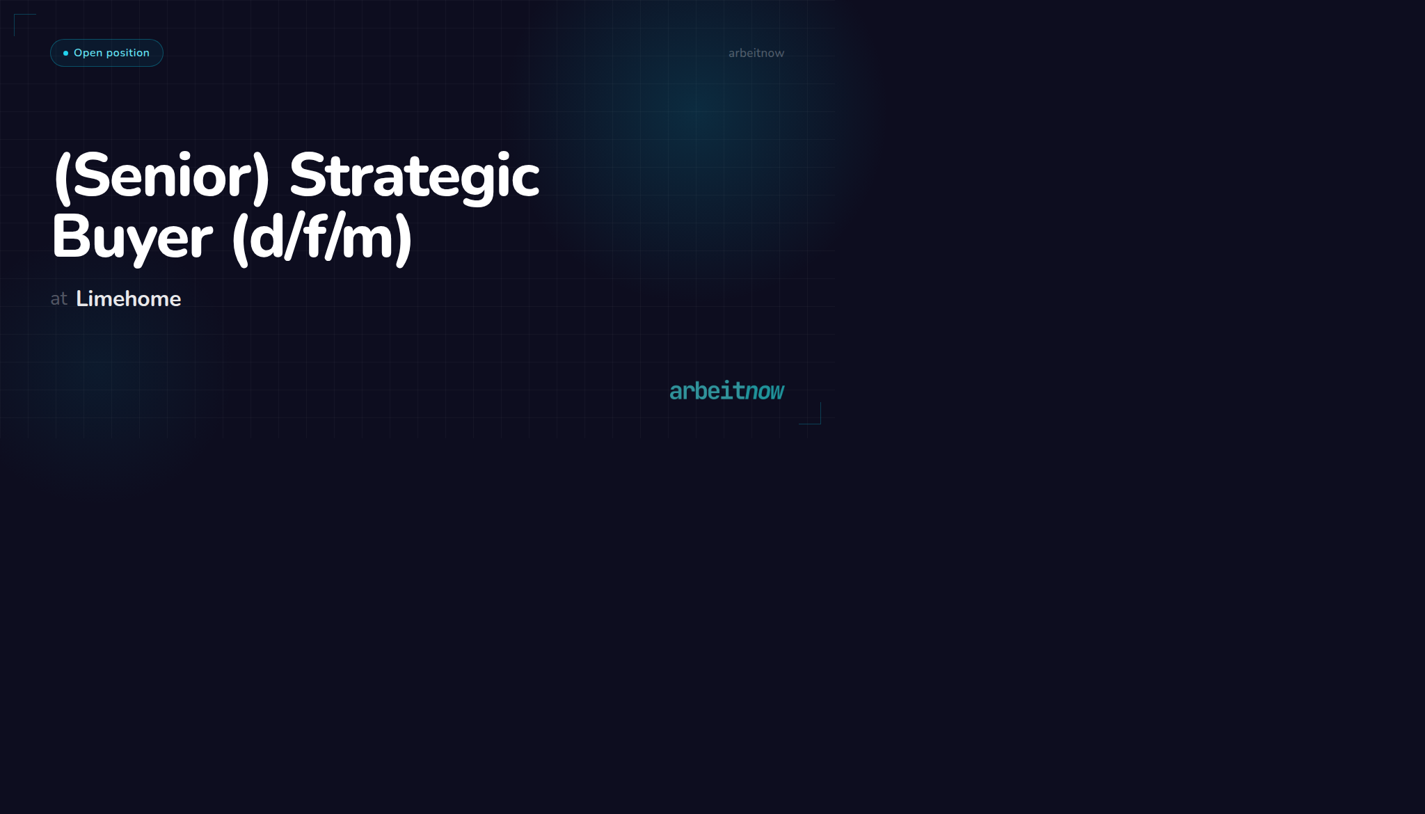 Senior Strategic Buyer – Limehome – München | Arbeitnow