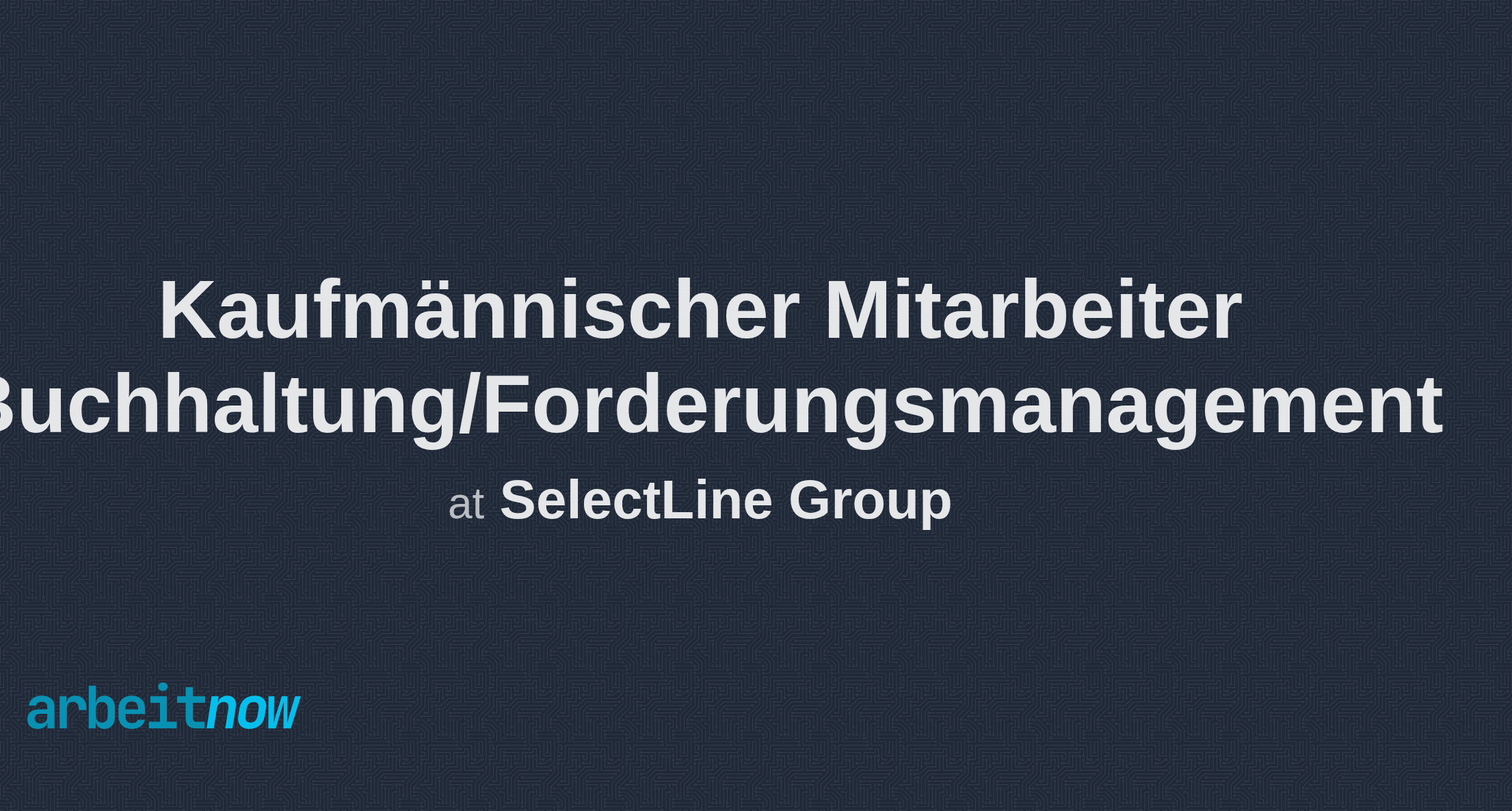 Kaufmännischer Mitarbeiter Buchhaltung/Forderungsmanagement job at ...