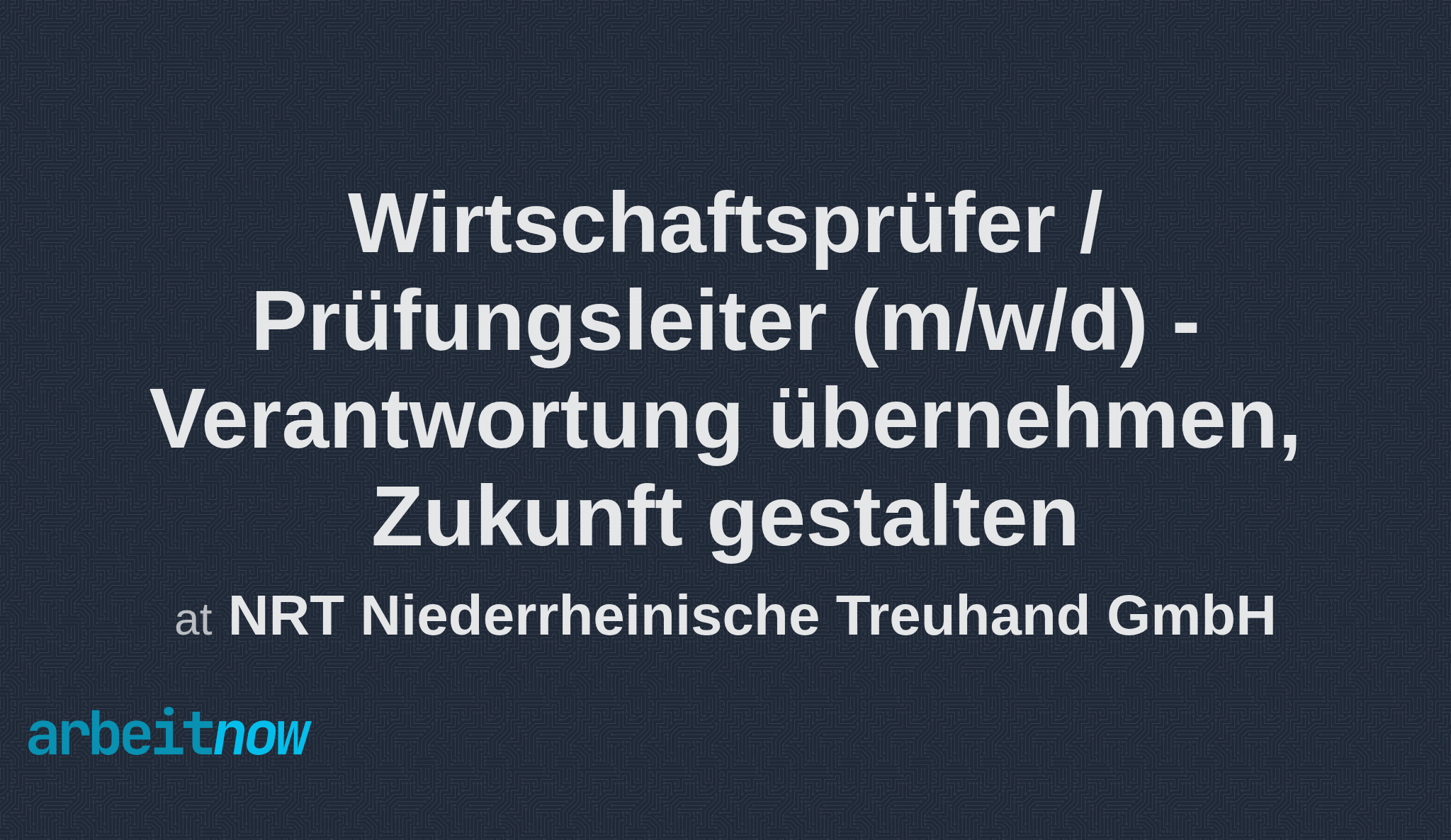 Wirtschaftsprüfer / Prüfungsleiter (m/w/d) - Verantwortung übernehmen ...